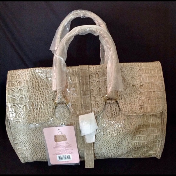 Jessica Simpson | Bags | Nwt Jessica Simpson Faux Crocodile Tote ...